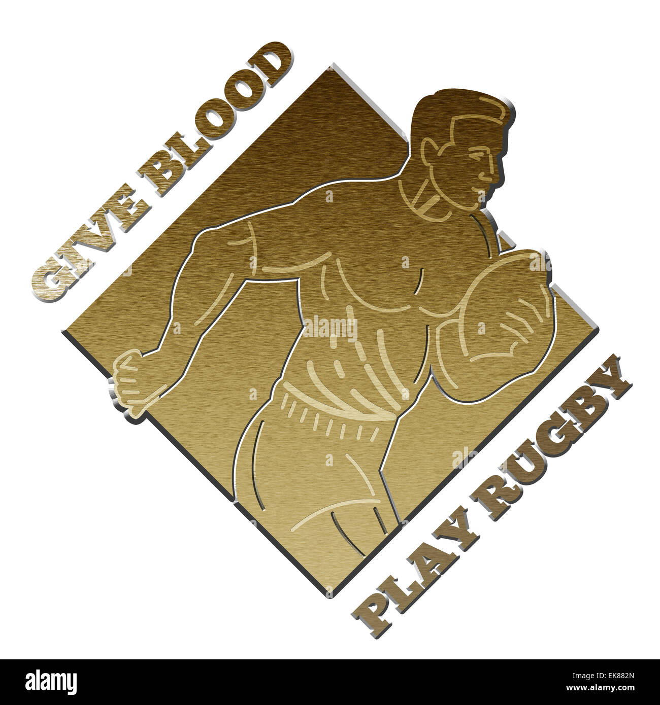 rugby player give blood play rugby Stock Photo - Alamy