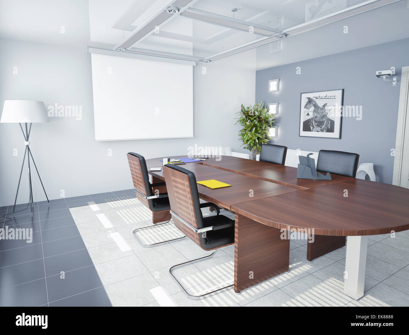 Modern office interior and nobody hi-res stock photography and images ...
