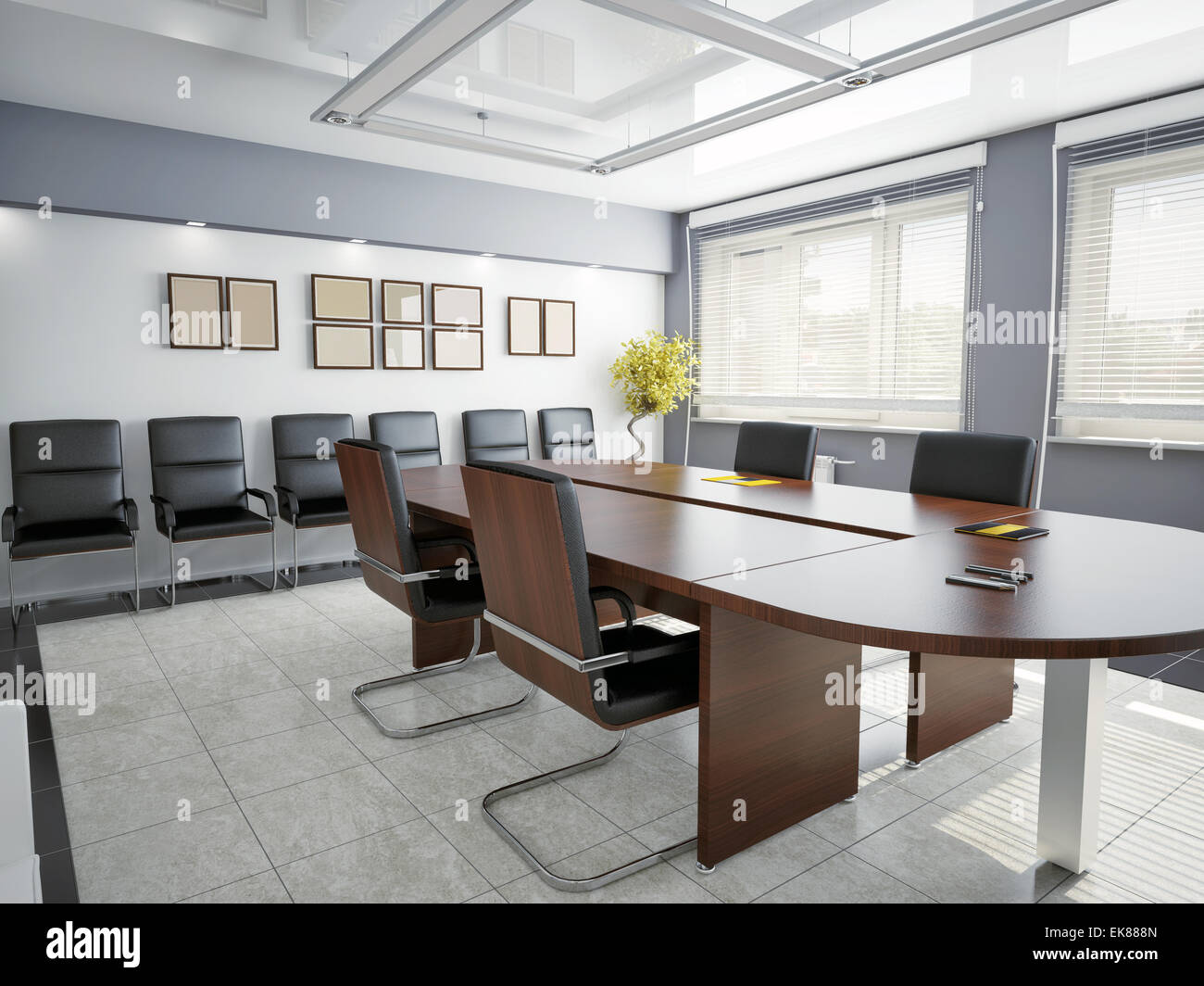 Interior modern office rendering hi-res stock photography and images ...
