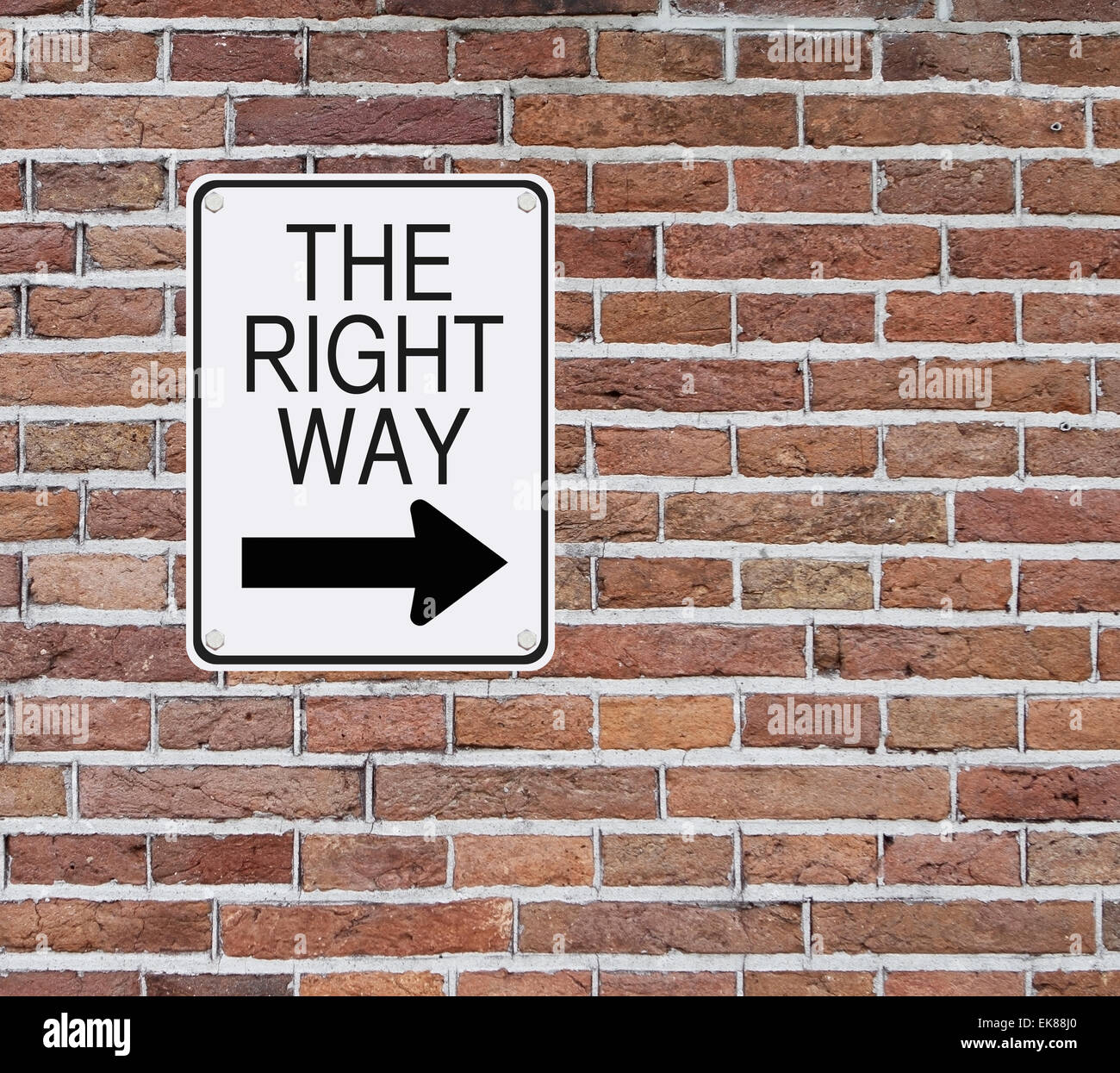The Right Way Stock Photo - Alamy