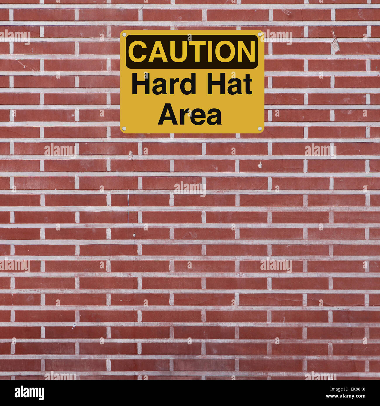Hard hat area sign hi-res stock photography and images - Alamy