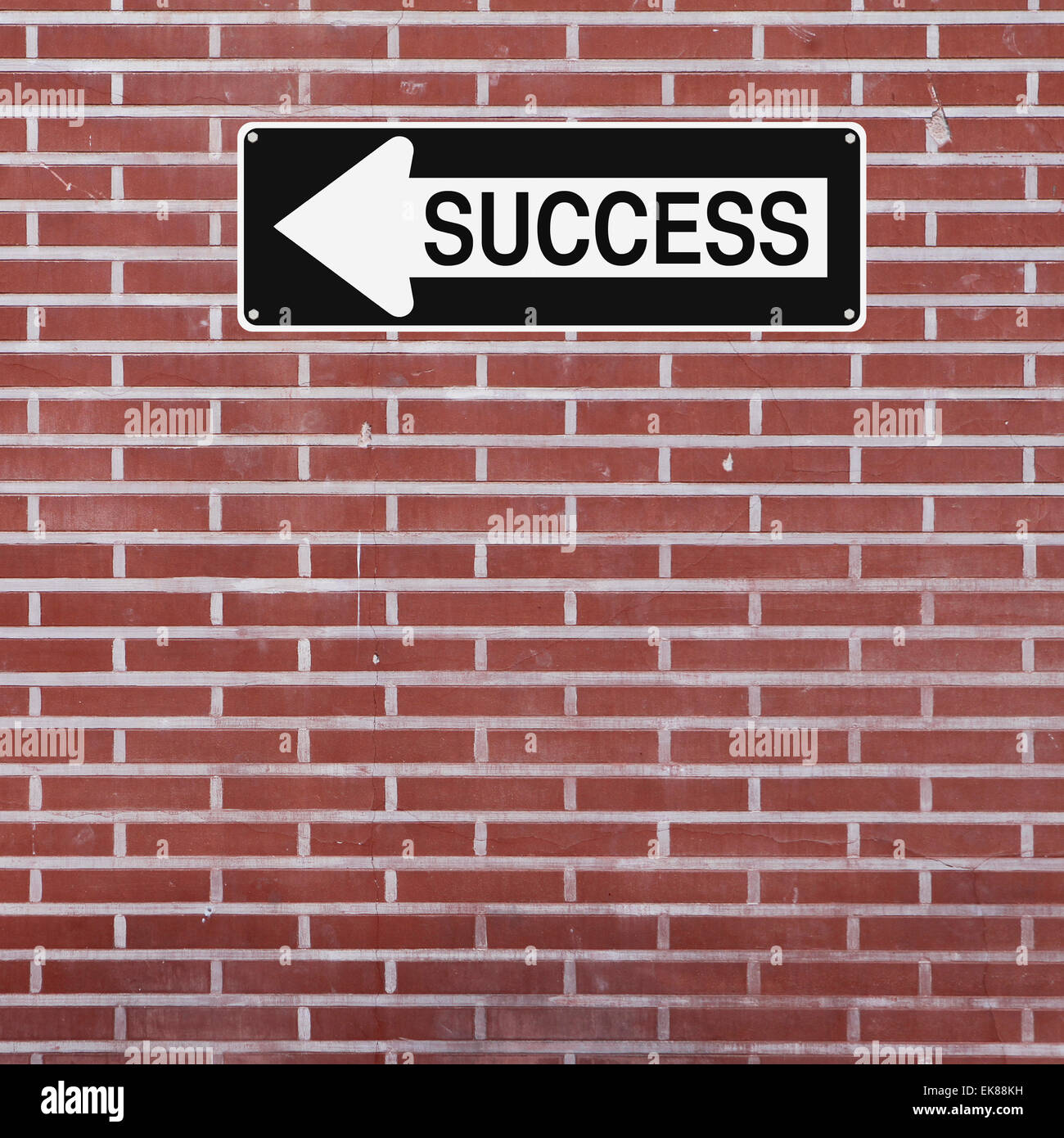 Success This Way Stock Photo - Alamy