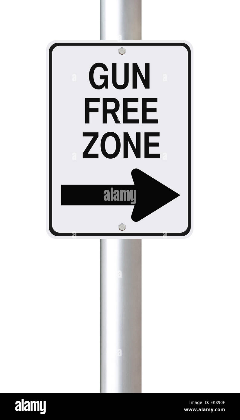Gun Free Zone Stock Photo - Alamy