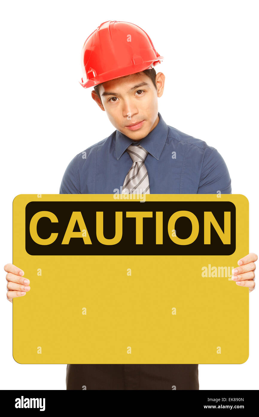 Sign displaying safety engineer hi-res stock photography and images - Alamy