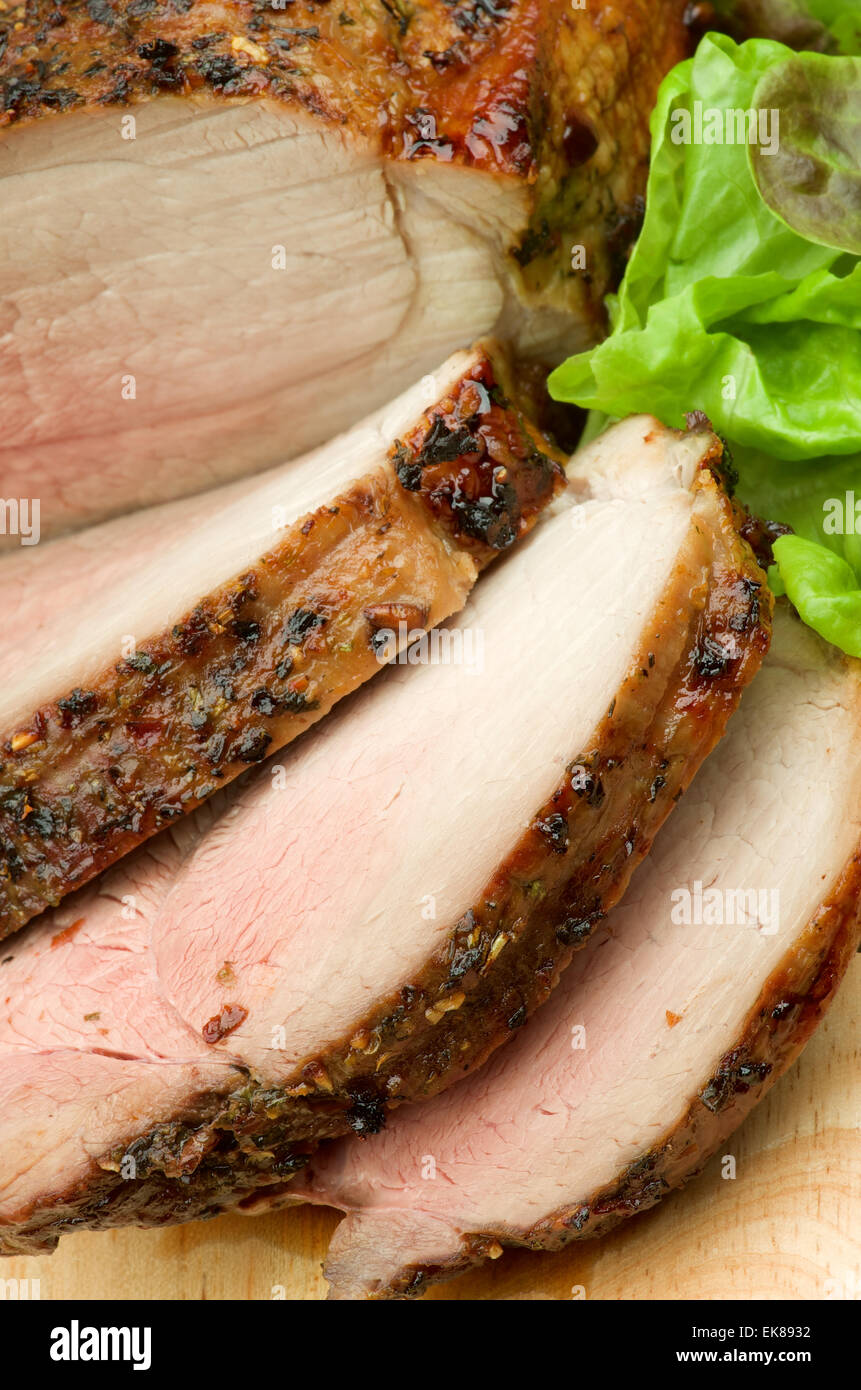 Slices of Roasted Beef Stock Photo - Alamy
