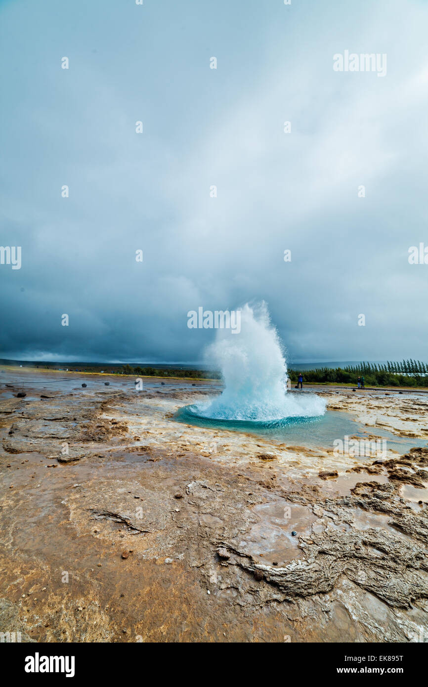 Strokkur geysir pressure bubble hi-res stock photography and images - Alamy