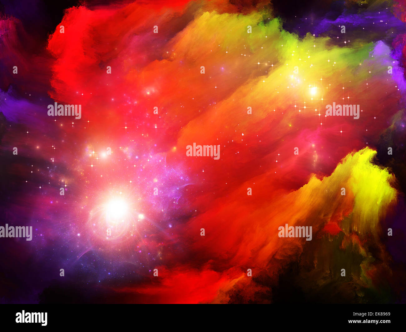 Fractal Paint Composition Stock Photo - Alamy