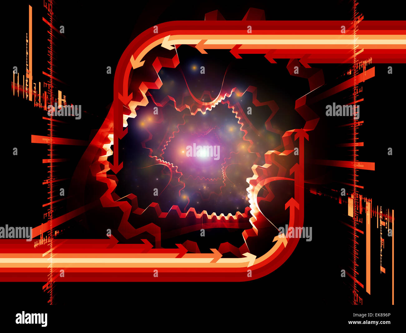 Paths of Technology Stock Photo - Alamy