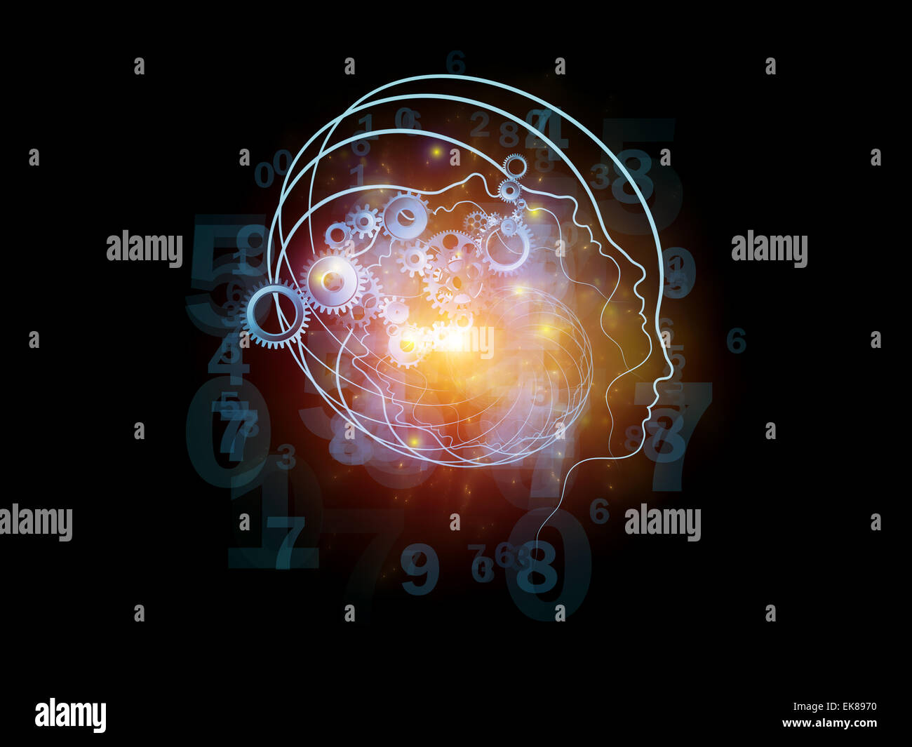 Technology outline hi-res stock photography and images - Alamy