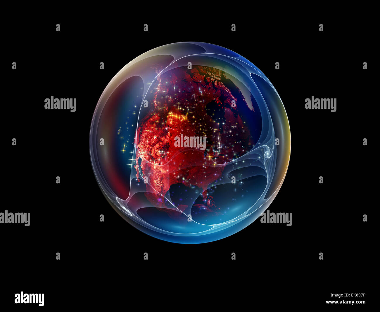Fractal earth hi-res stock photography and images - Alamy