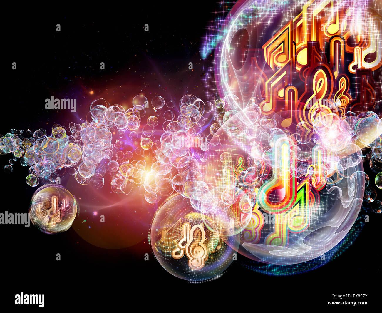 In Search of Music Stock Photo - Alamy