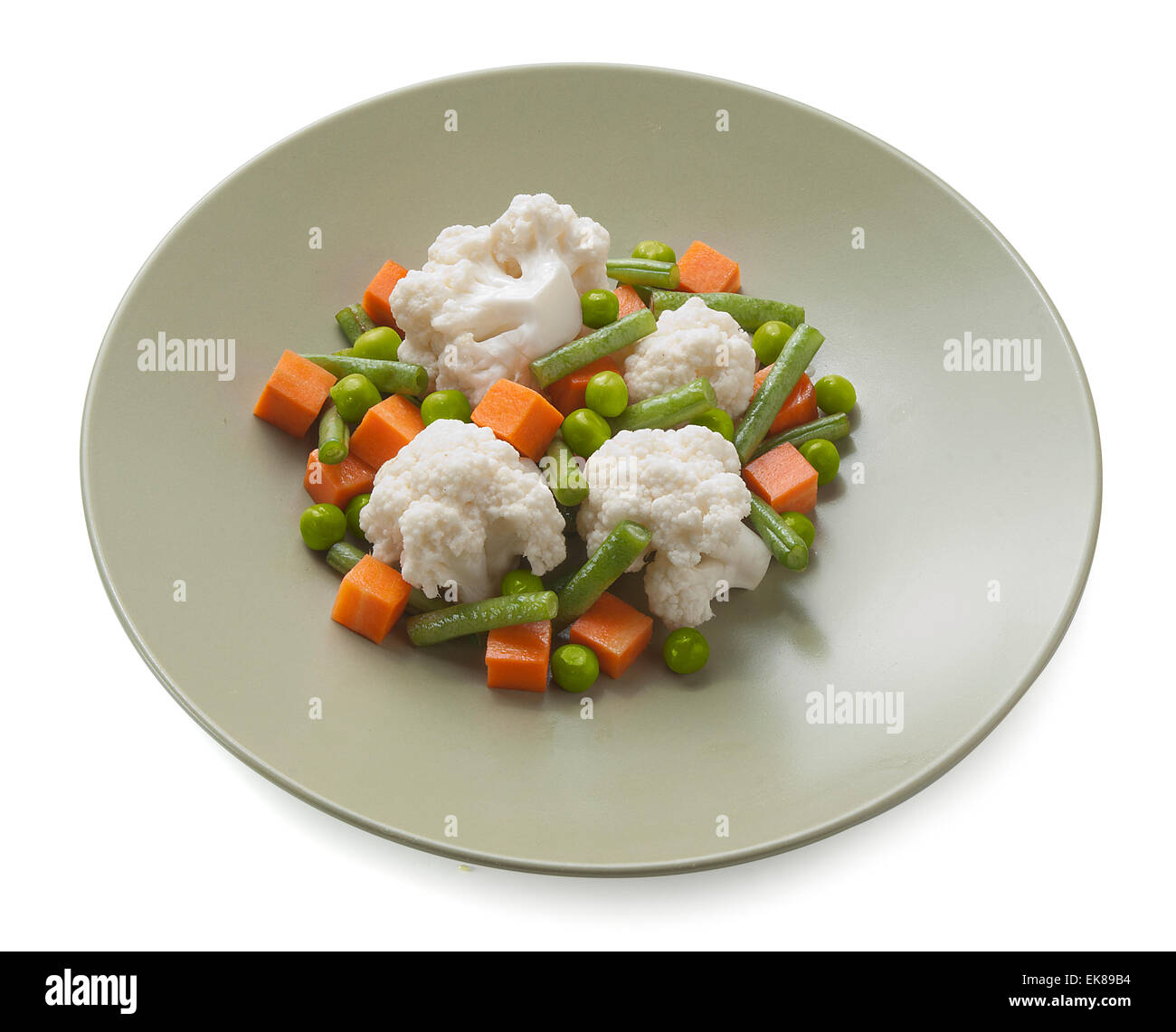 Vegetable mix cauliflower peas hi-res stock photography and images - Alamy