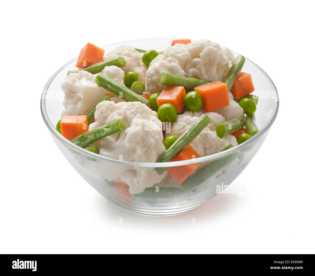 Vegetable mix cauliflower peas hi-res stock photography and images - Alamy