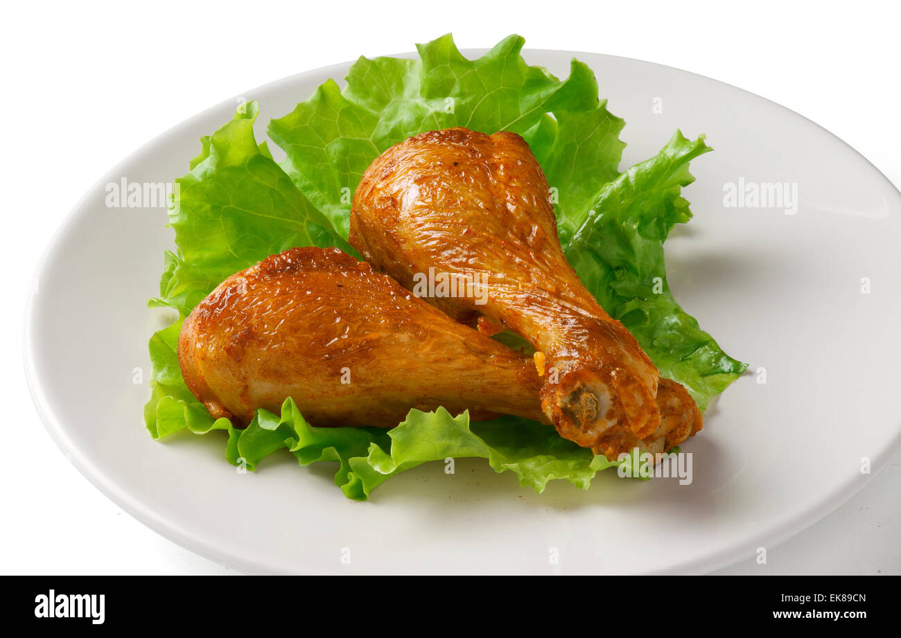 Two chicken legs Stock Photo - Alamy