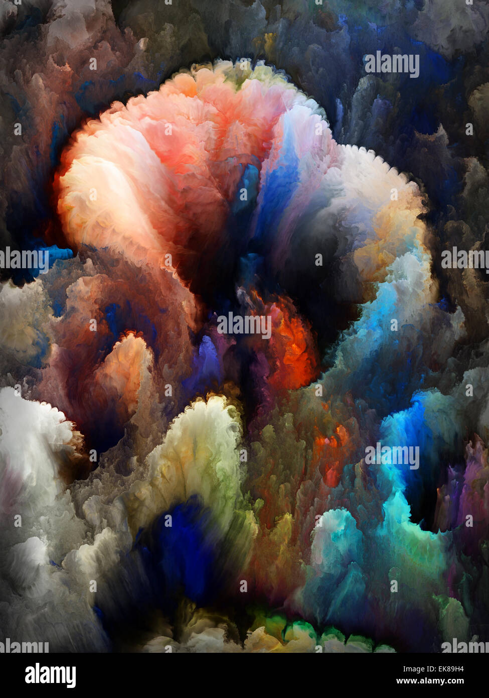 Colorful three dimensional textures Stock Photo - Alamy