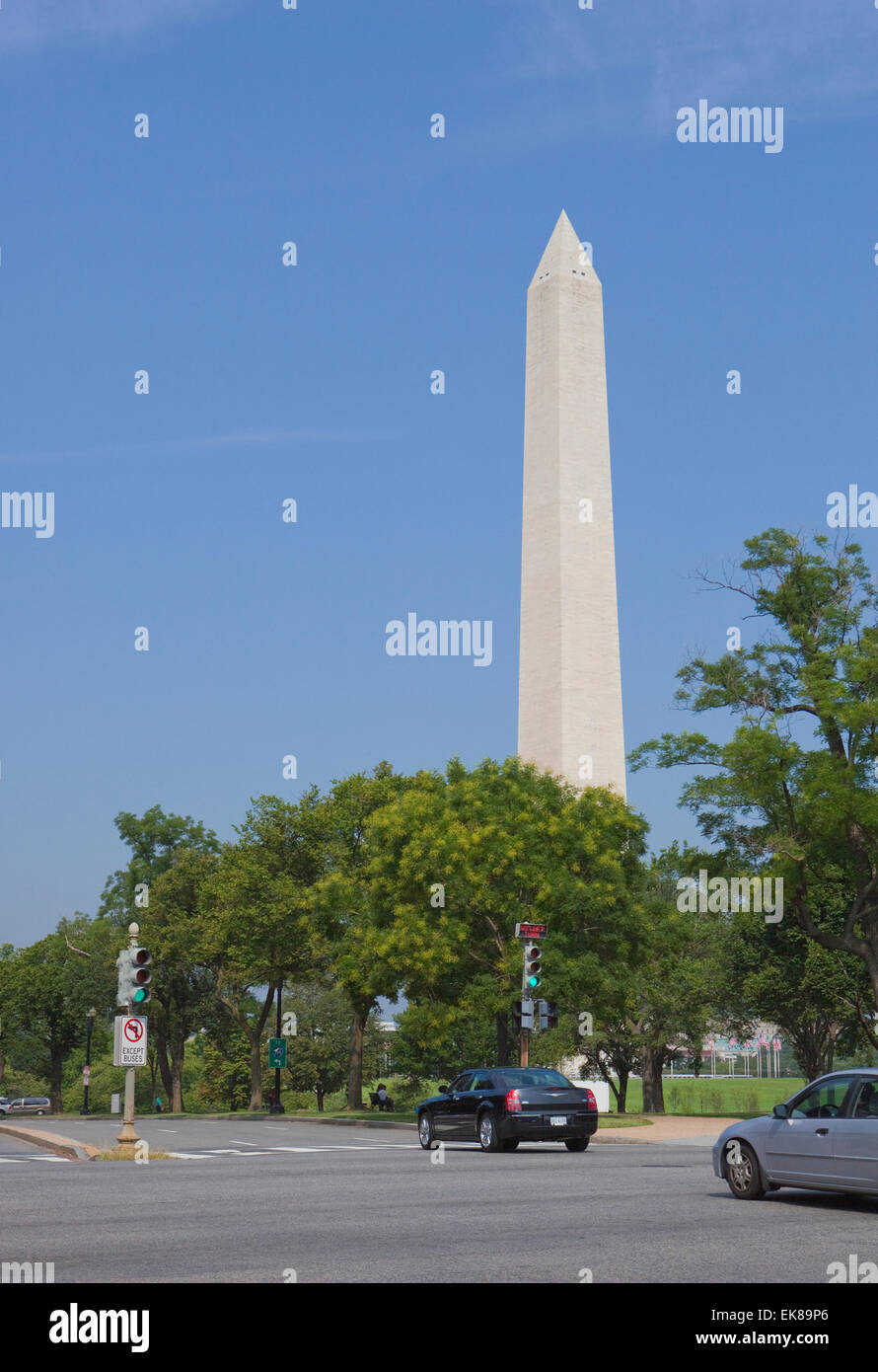 The Washington Monument in America Stock Photo - Alamy