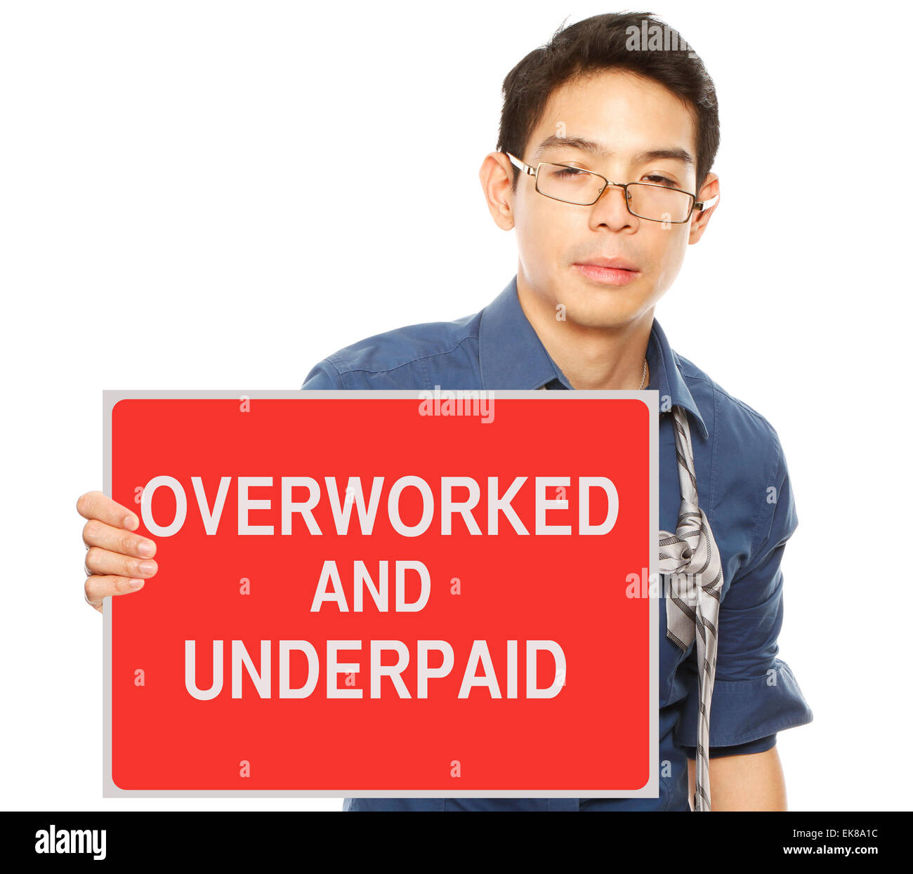 Overworked And Underpaid Stock Photo - Alamy