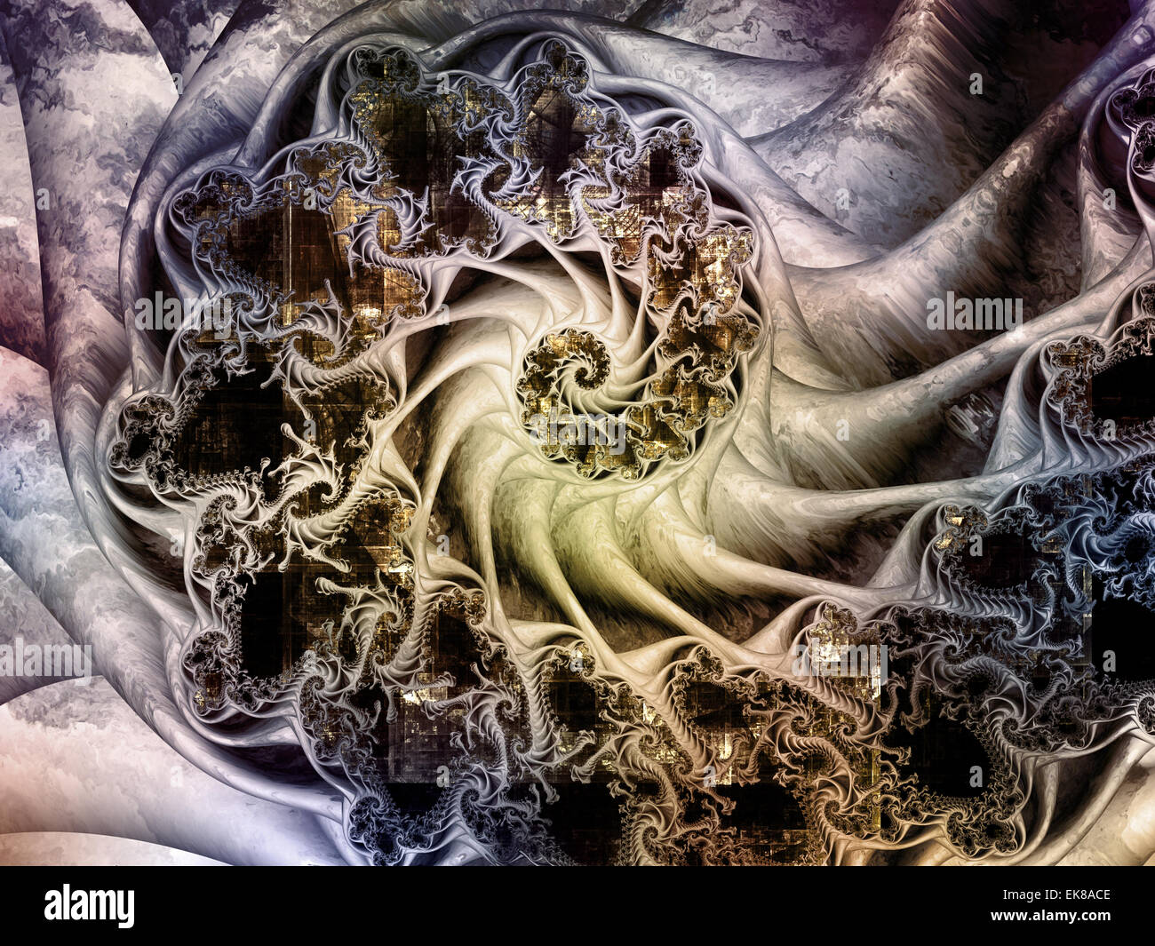 Paths of Fractal Motion Stock Photo - Alamy