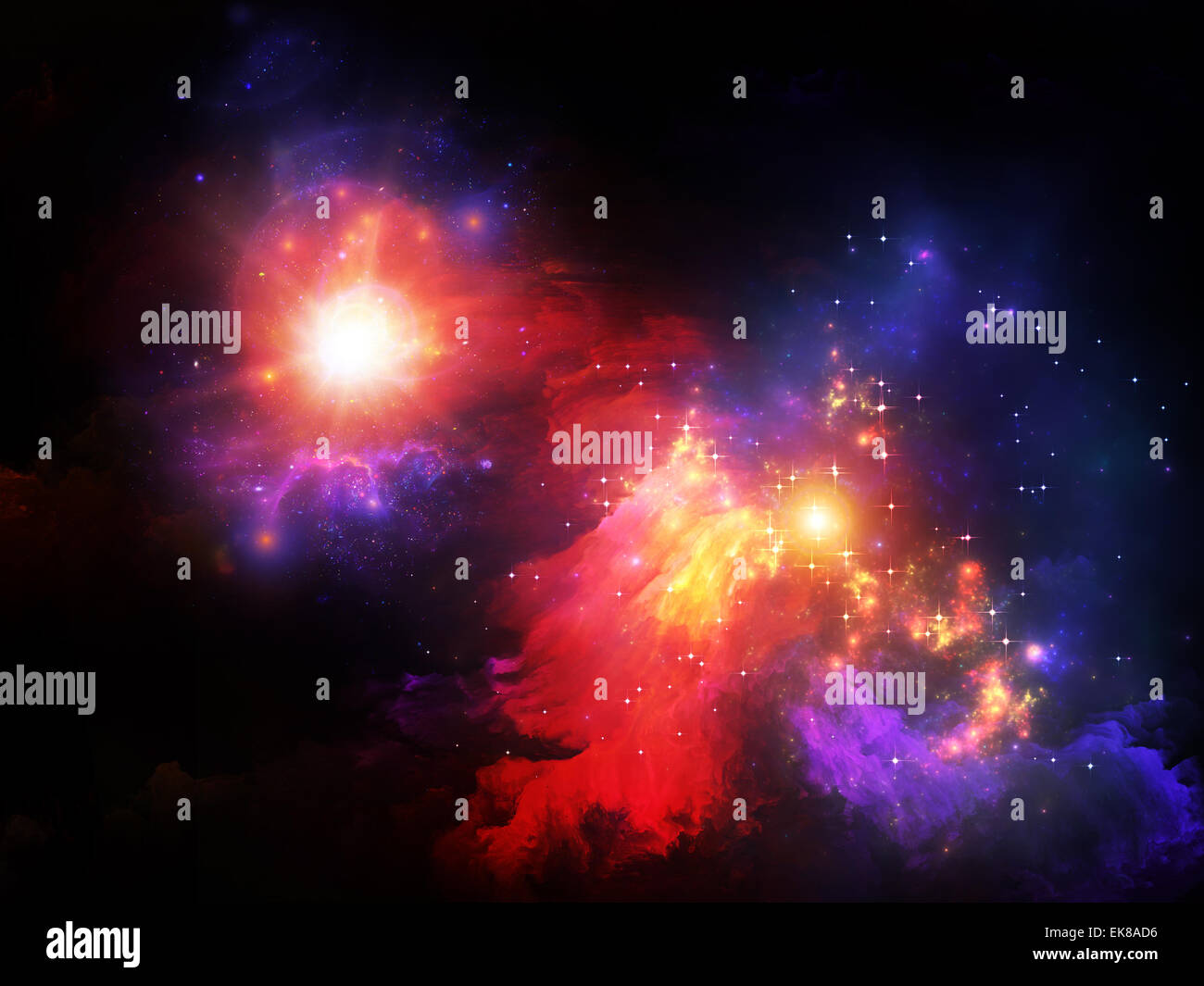 Fractal Paint Texture Stock Photo - Alamy
