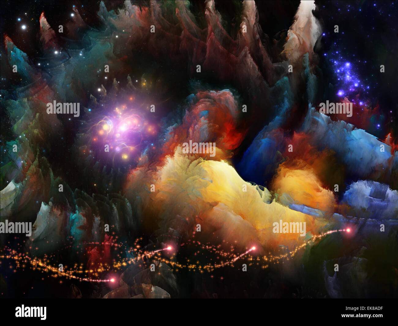 Advance of Fractal Dreams Stock Photo - Alamy