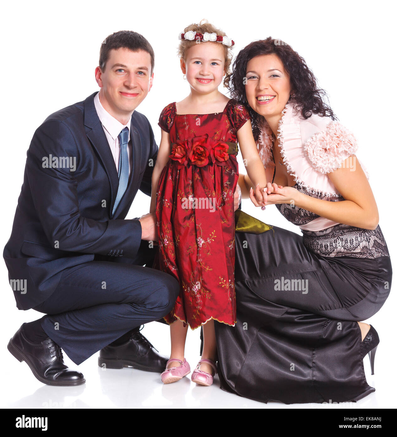 Attractive happy family mother son Cut Out Stock Images & Pictures - Alamy