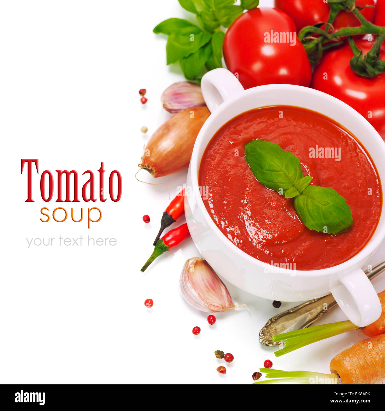 Traditional tomato soup Stock Photo - Alamy
