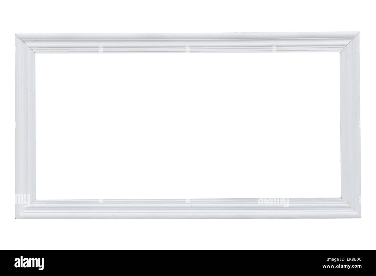 White wood frame Stock Photo - Alamy