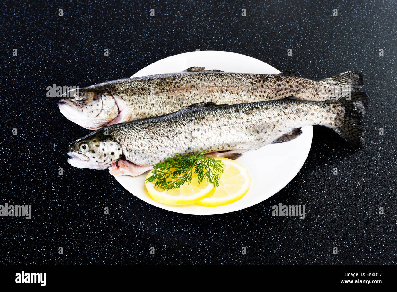 Closeup young trout fish hi-res stock photography and images - Alamy