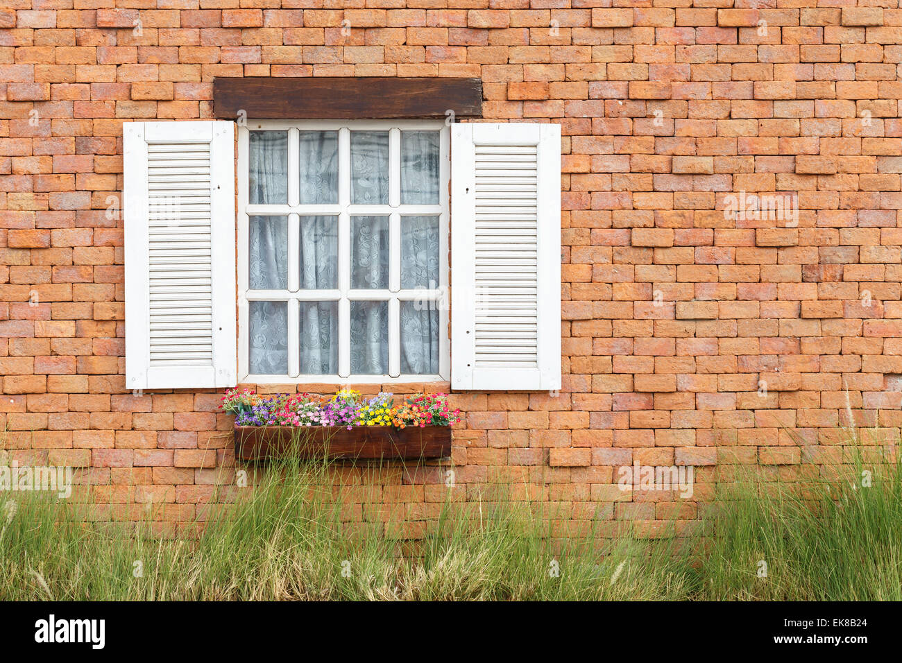Beautiful vintage window style from thailand Stock Photo - Alamy