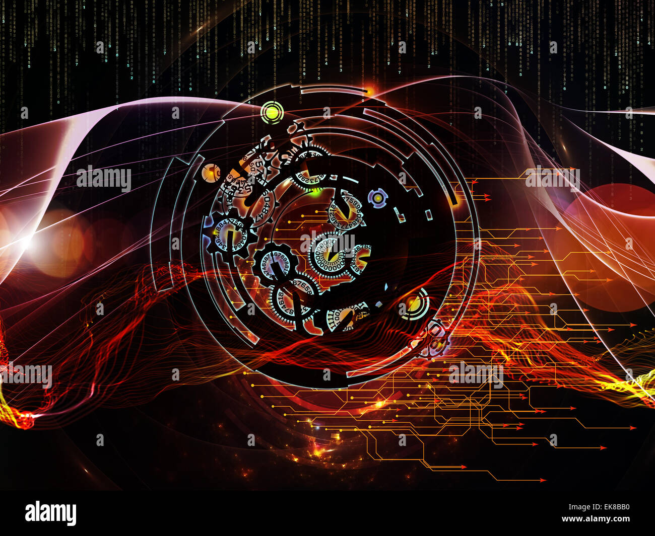 Network working digital processing hi-res stock photography and images ...