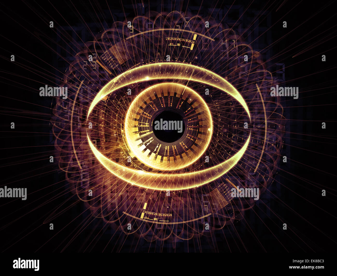 Lights of Geometry Stock Photo - Alamy