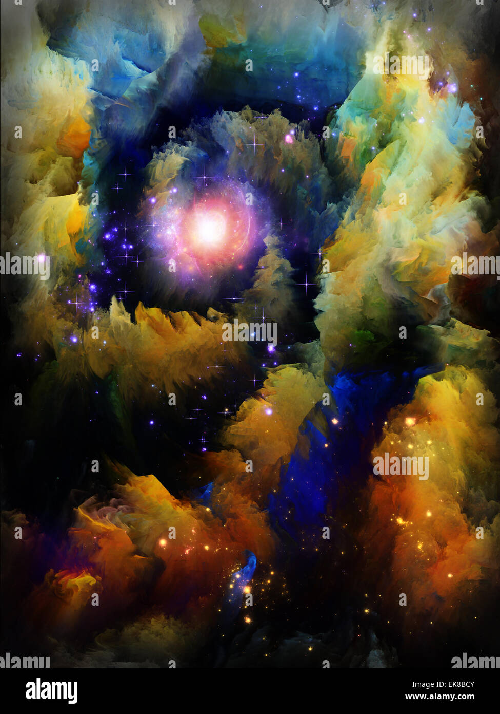 Inner Life of Fractal Dreams Stock Photo - Alamy