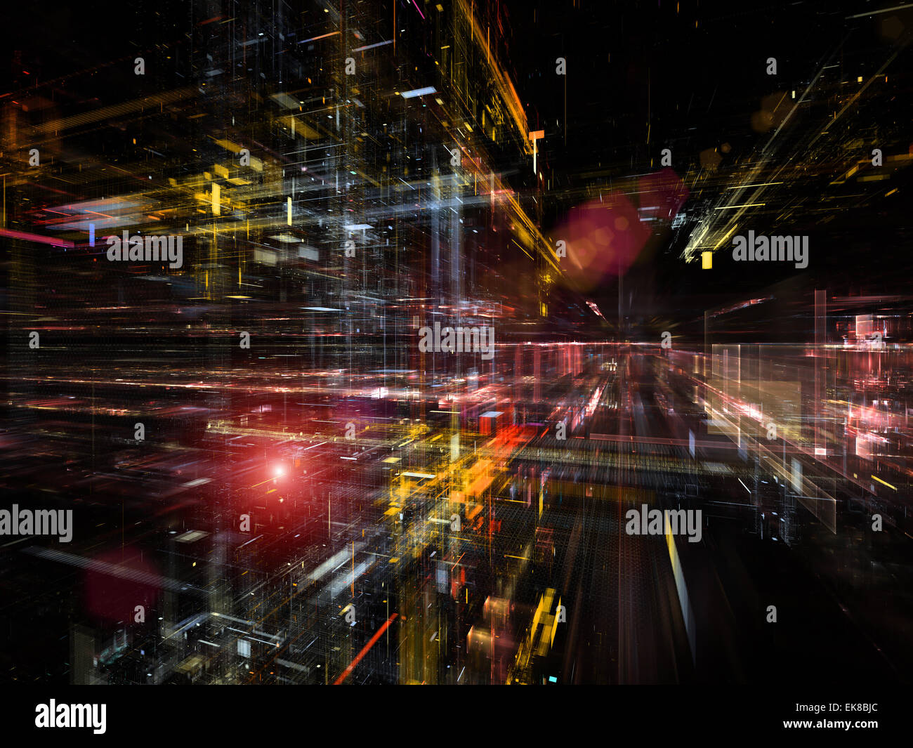 Layers of Technology Stock Photo - Alamy