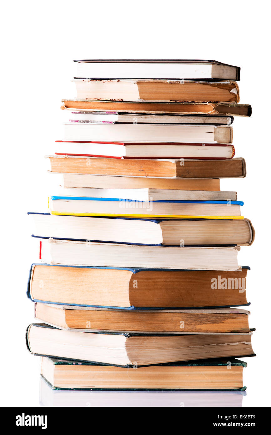 Pile of books Stock Photo - Alamy