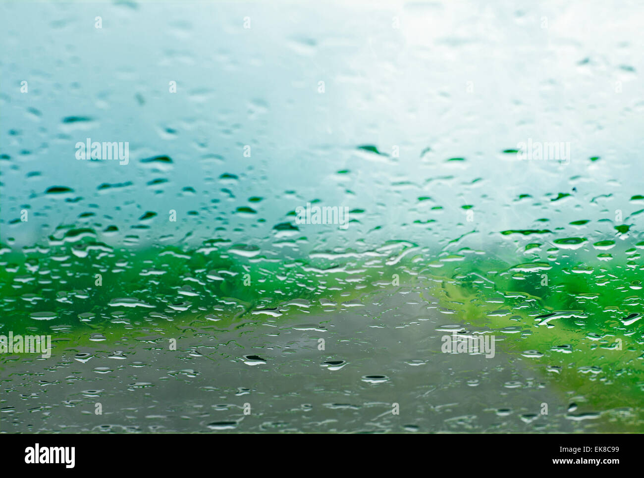 Water drops on a car window Stock Photo - Alamy