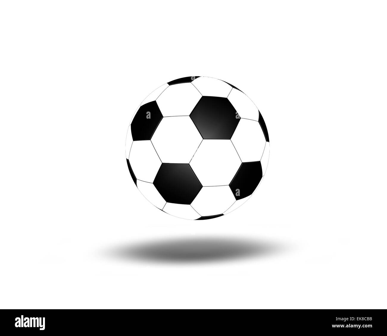 Vector isolated soccer ball Cut Out Stock Images & Pictures - Alamy