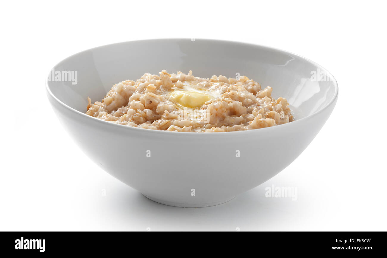 Porridge isolated on white hi-res stock photography and images - Alamy