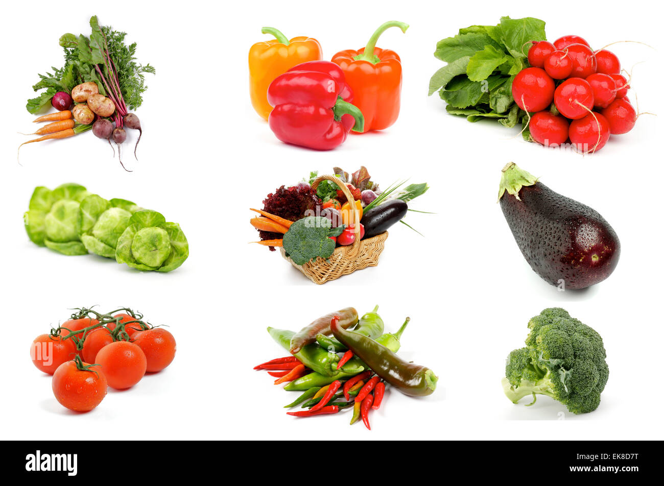 Vegetable collection hi-res stock photography and images - Alamy