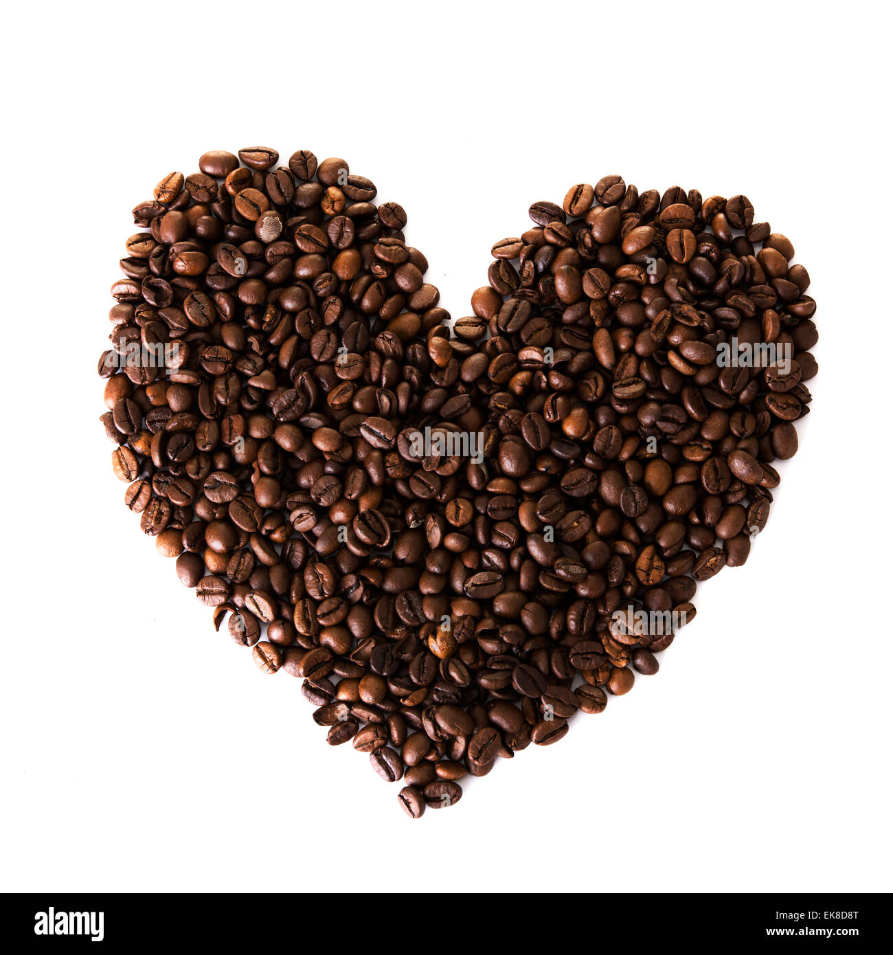 Heart coffee beans Cut Out Stock Images & Pictures - Alamy