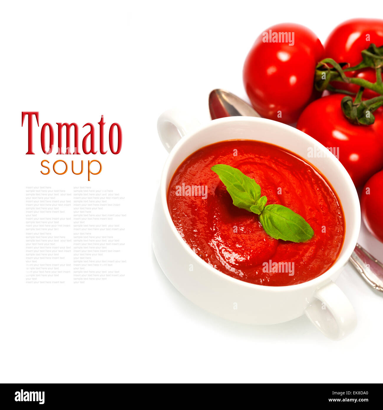 Traditional tomato soup Stock Photo - Alamy