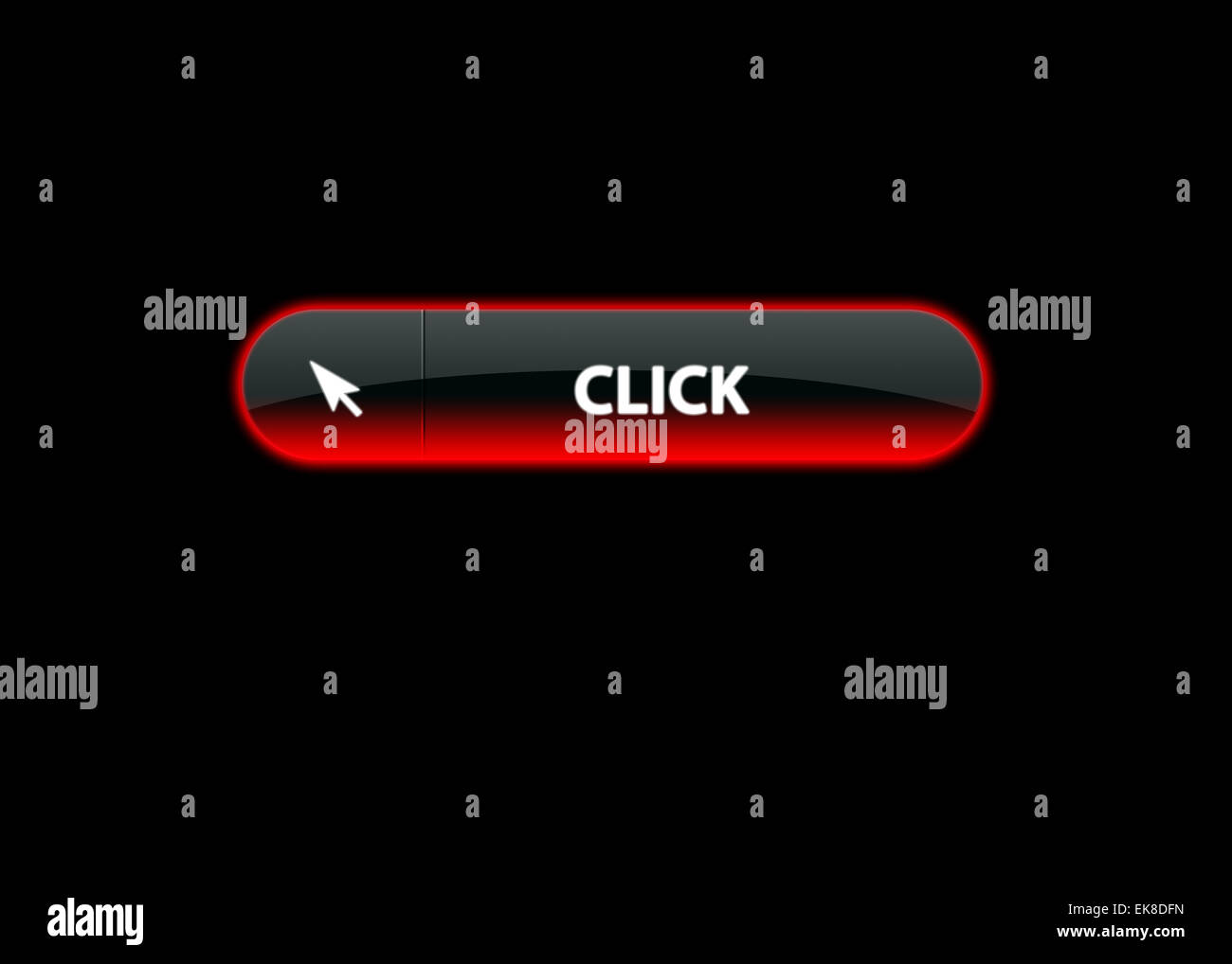 ren neon button click Stock Photo - Alamy
