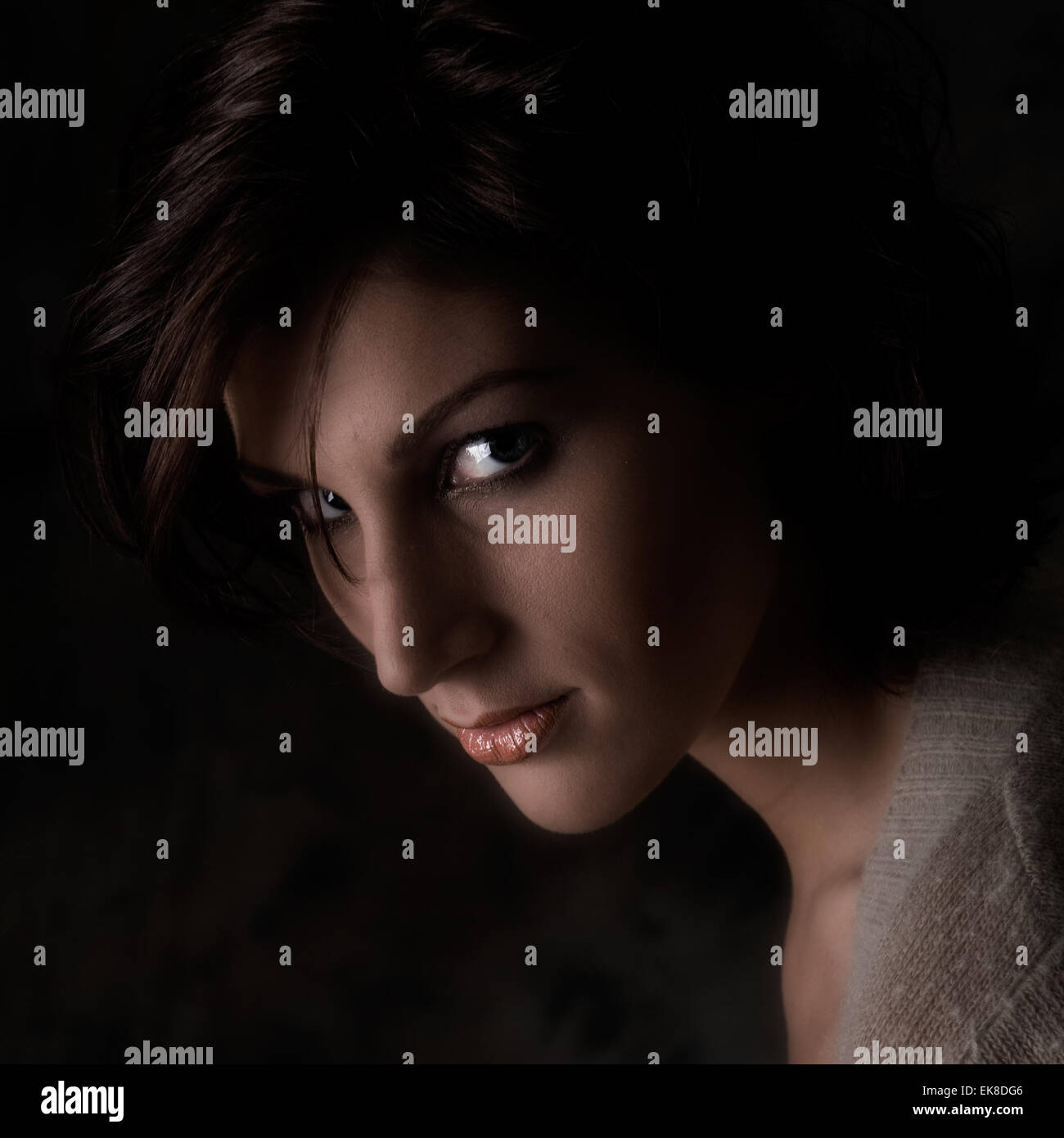 Portrait of a beautiful young tall woman Stock Photo - Alamy