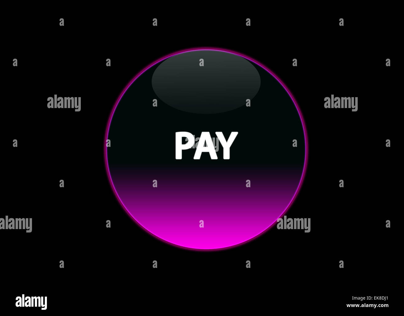 pink neon buttom pay Stock Photo - Alamy