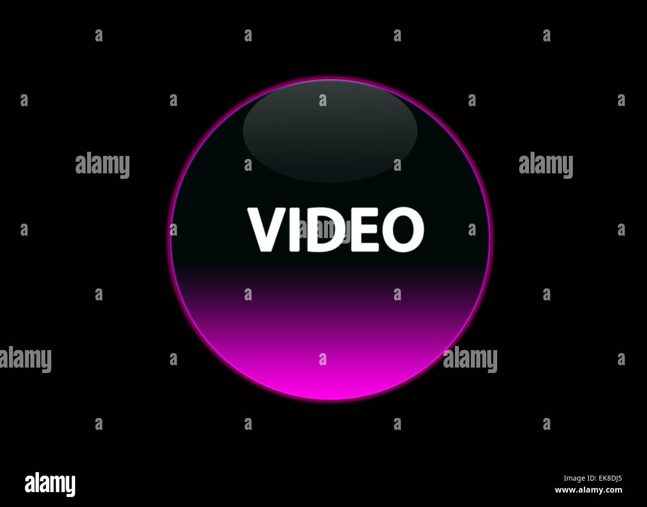 pink neon buttom video Stock Photo - Alamy