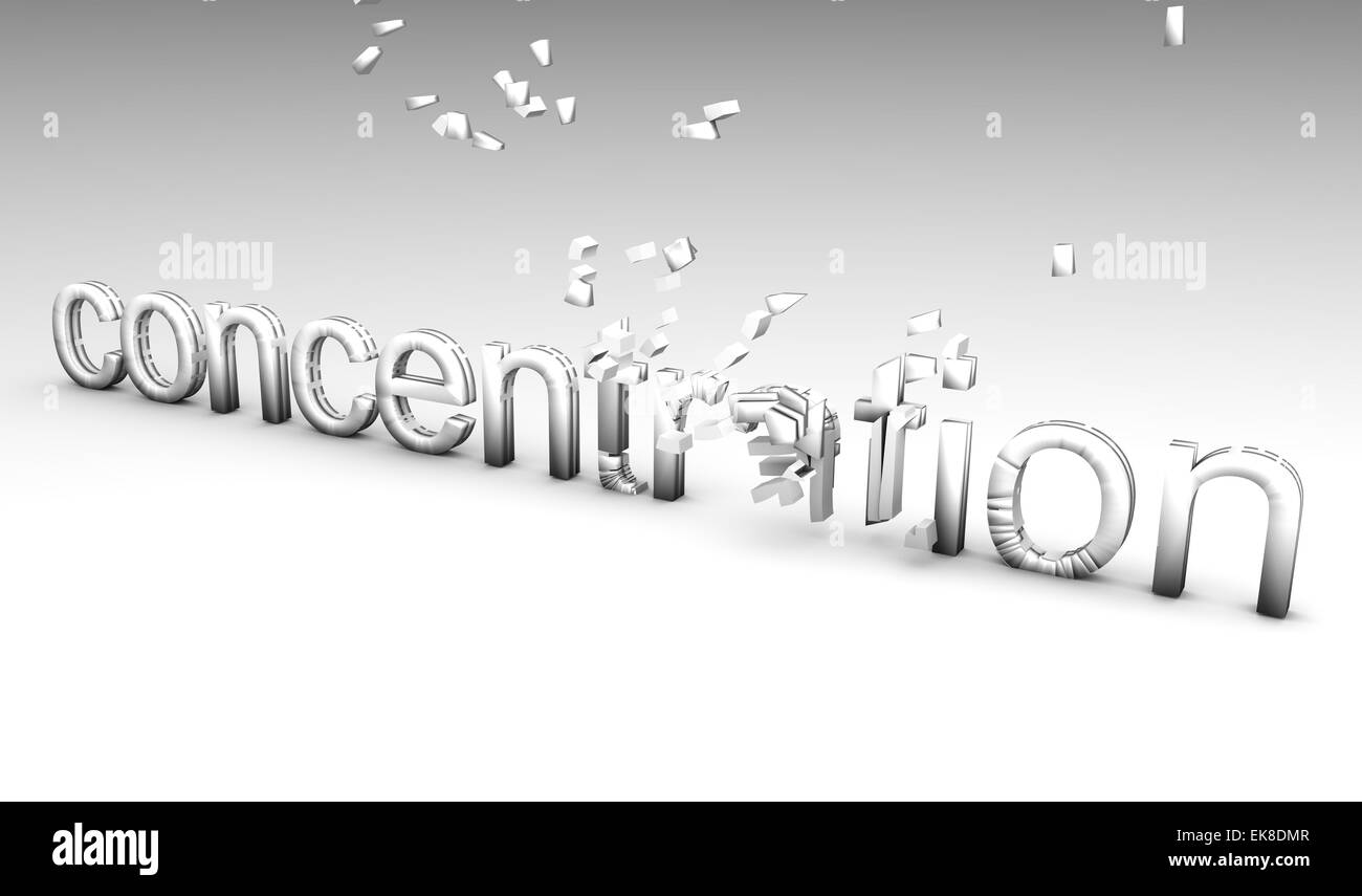 Concentration concentrate Black and White Stock Photos & Images - Alamy