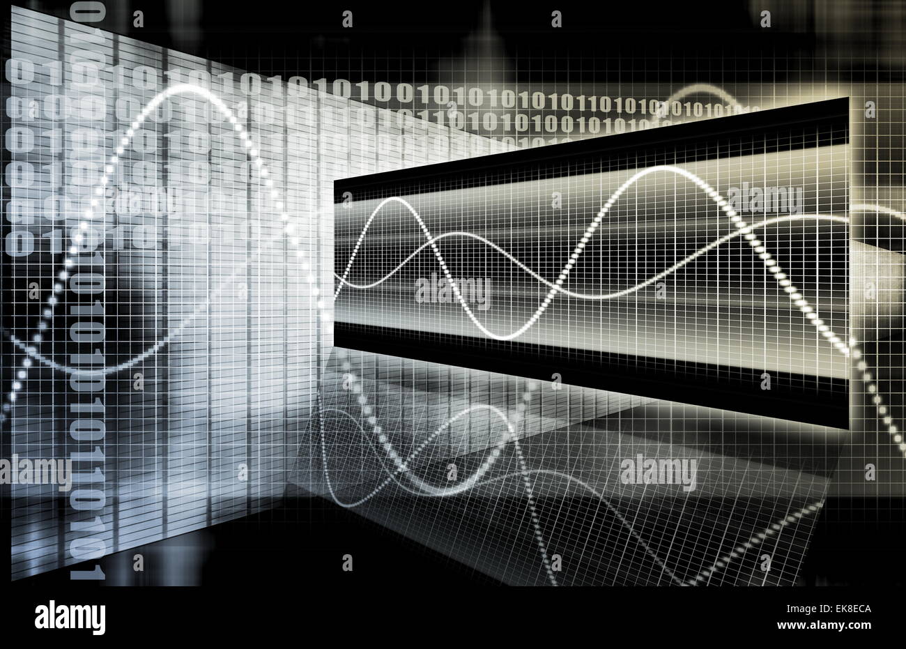 Finance Spreadsheet Tech Graph Stock Photo - Alamy