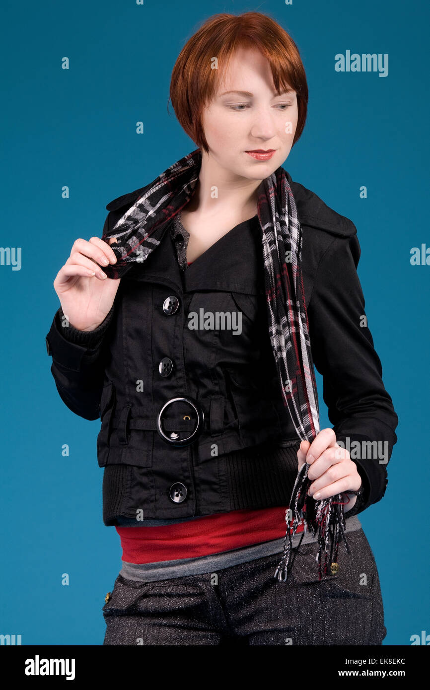 Fashion with a jacket Stock Photo - Alamy