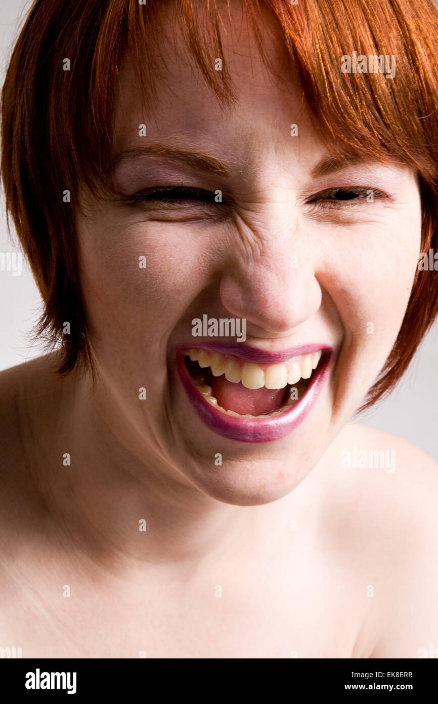Emotive happy face Stock Photo - Alamy