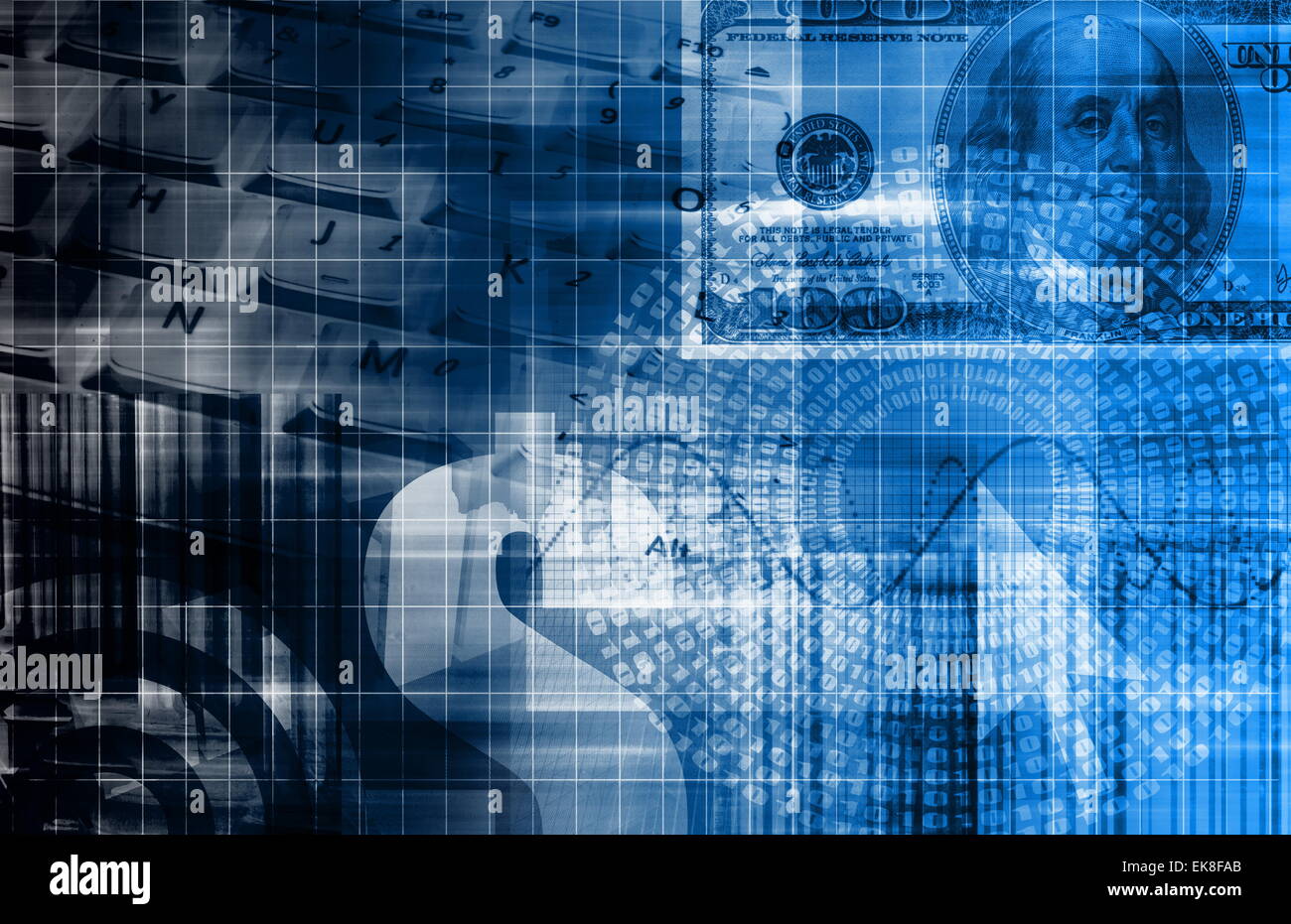 A Money Technology Business Background Stock Photo - Alamy