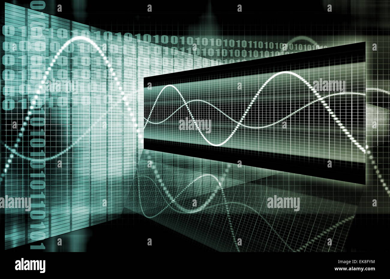 Blue Corporate Data Diagram Stock Photo - Alamy